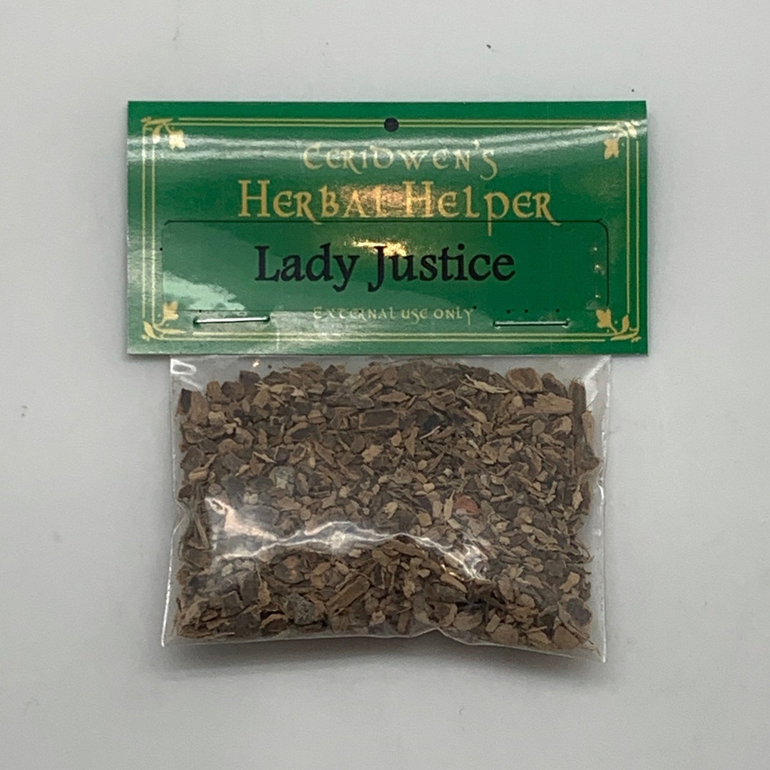 LADY JUSTICE Herbal Helper Spell Kit - Etsy