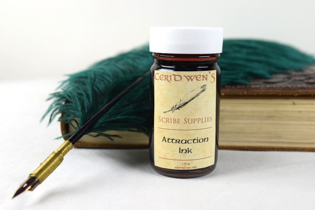 ATTRACTION Magical Ink Herbal Handmade Ink Red/orange Ink - Etsy