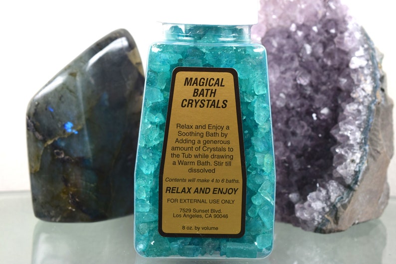 MONEY DRAWING Bath Salt Crystals Full/new Moon Spiritual Bath - Etsy