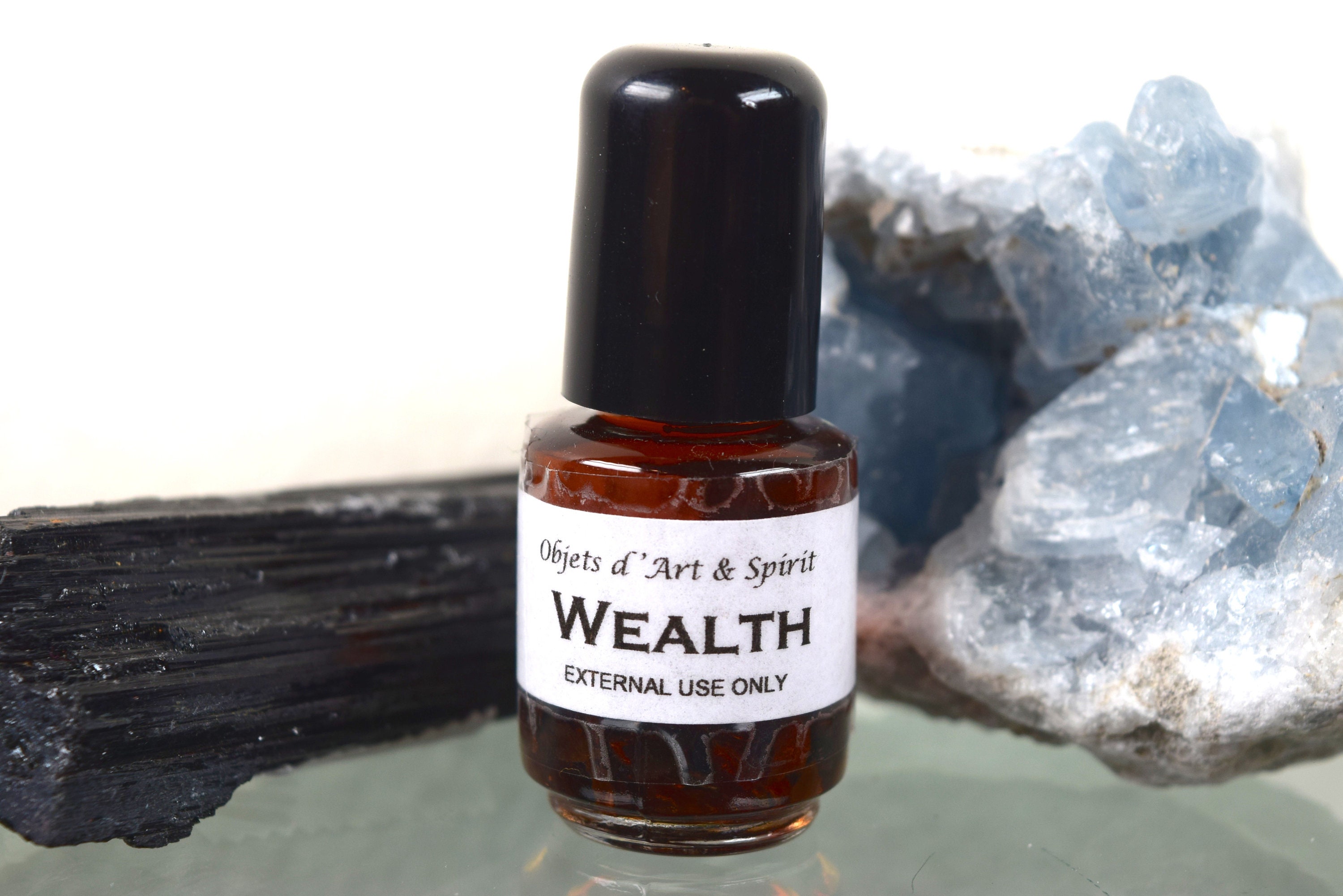 WEALTH OIL Full/new Moon-handblended-herbal Oil-all Natural-spell - Etsy