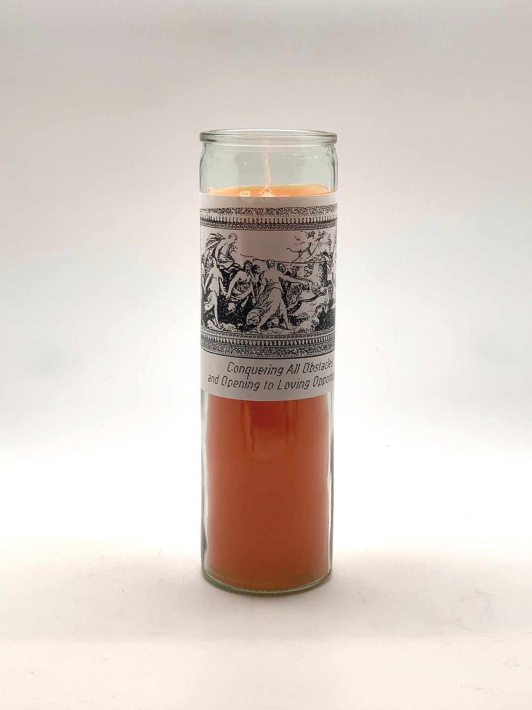 CONQUERING OBSTACLES CANDLE - 7 Day Ritual Burn - Hand-poured - Pagan ...