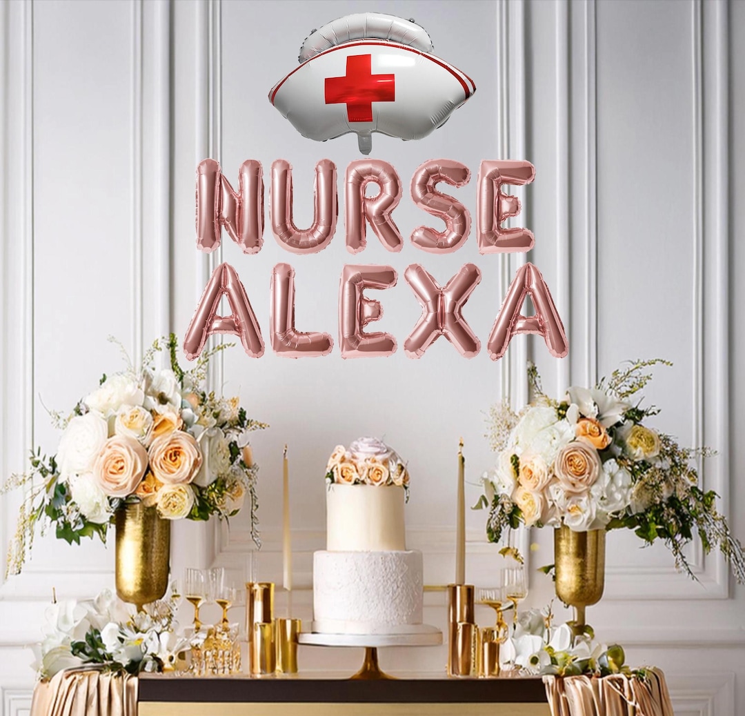 Nurse Graduation Party Decorations, Nurse Grad Balloons, Nurse ...