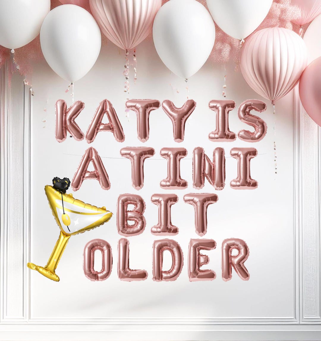 Personalized Tini Bit Older Balloon Banner, Weenies and Tinis Balloons ...