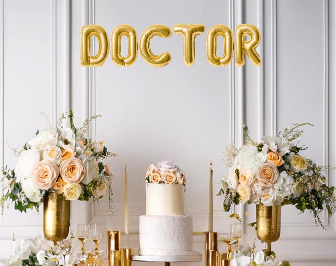 Doctor Balloon Banner, Medical School Graduation Banner, Graduation ...