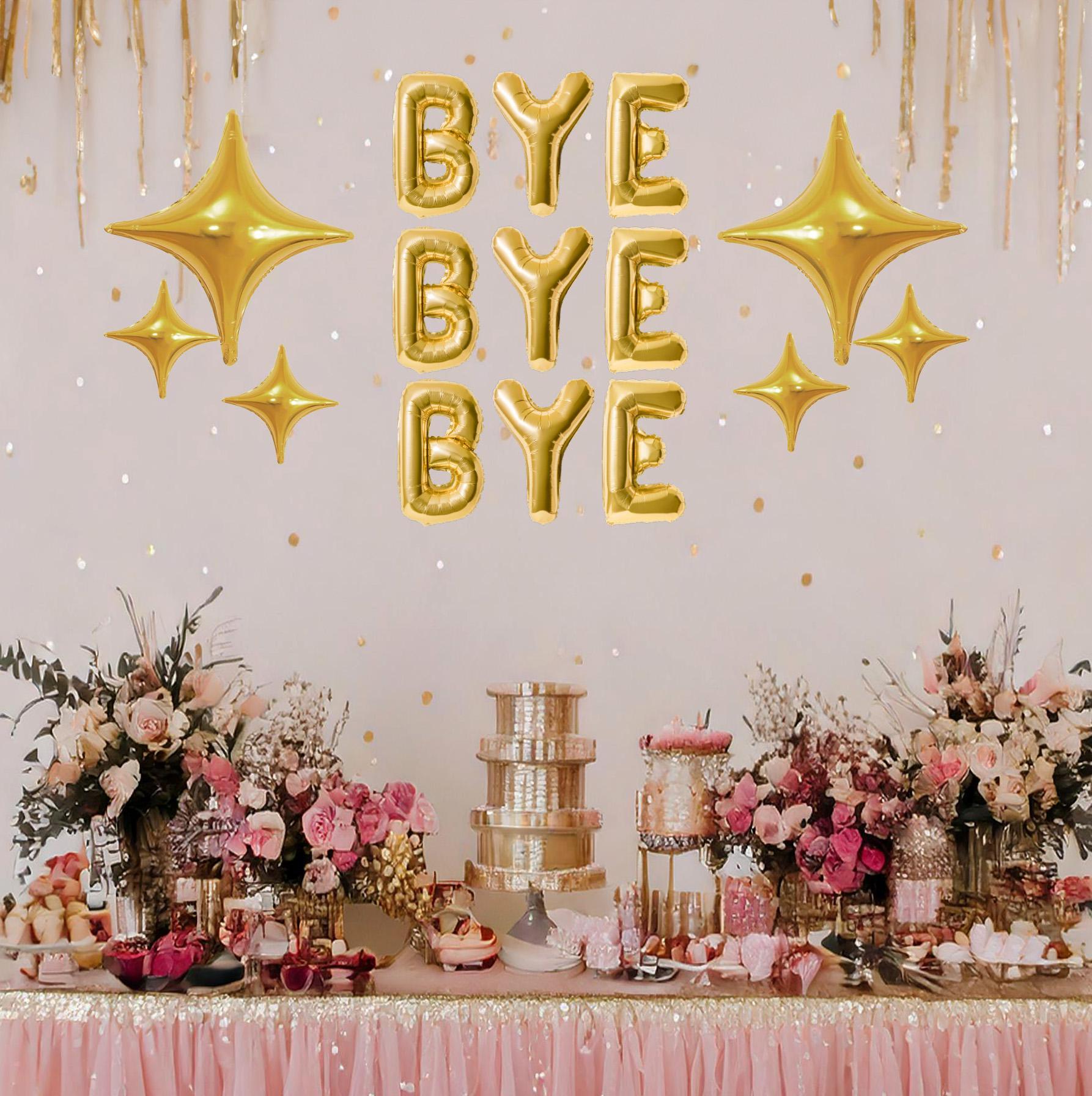 Bye Bye Balloon Banner, Divorce Party Decorations, Retirement Party ...