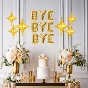 Bye Bye Balloon Banner, Divorce Party Decorations, Retirement Party ...