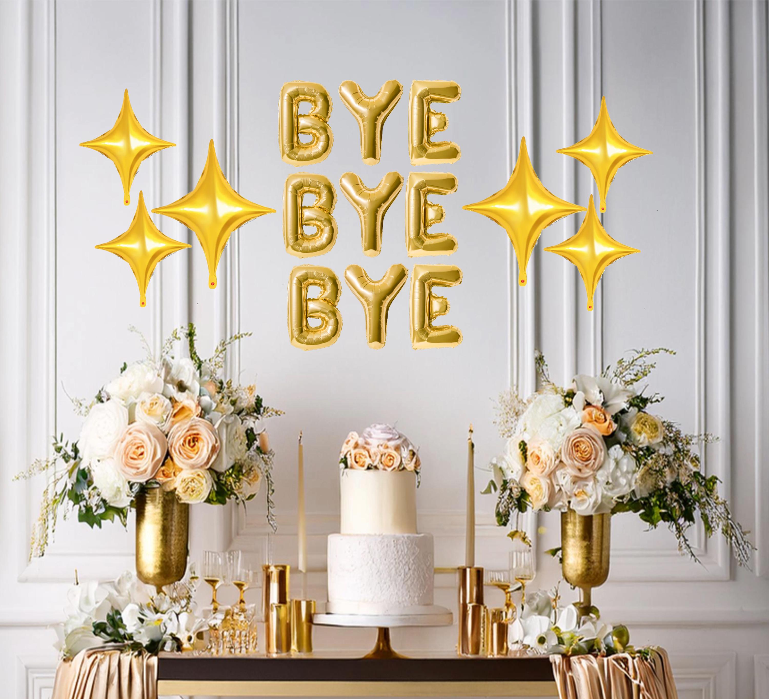 Bye Bye Balloon Banner, Divorce Party Decorations, Retirement Party ...