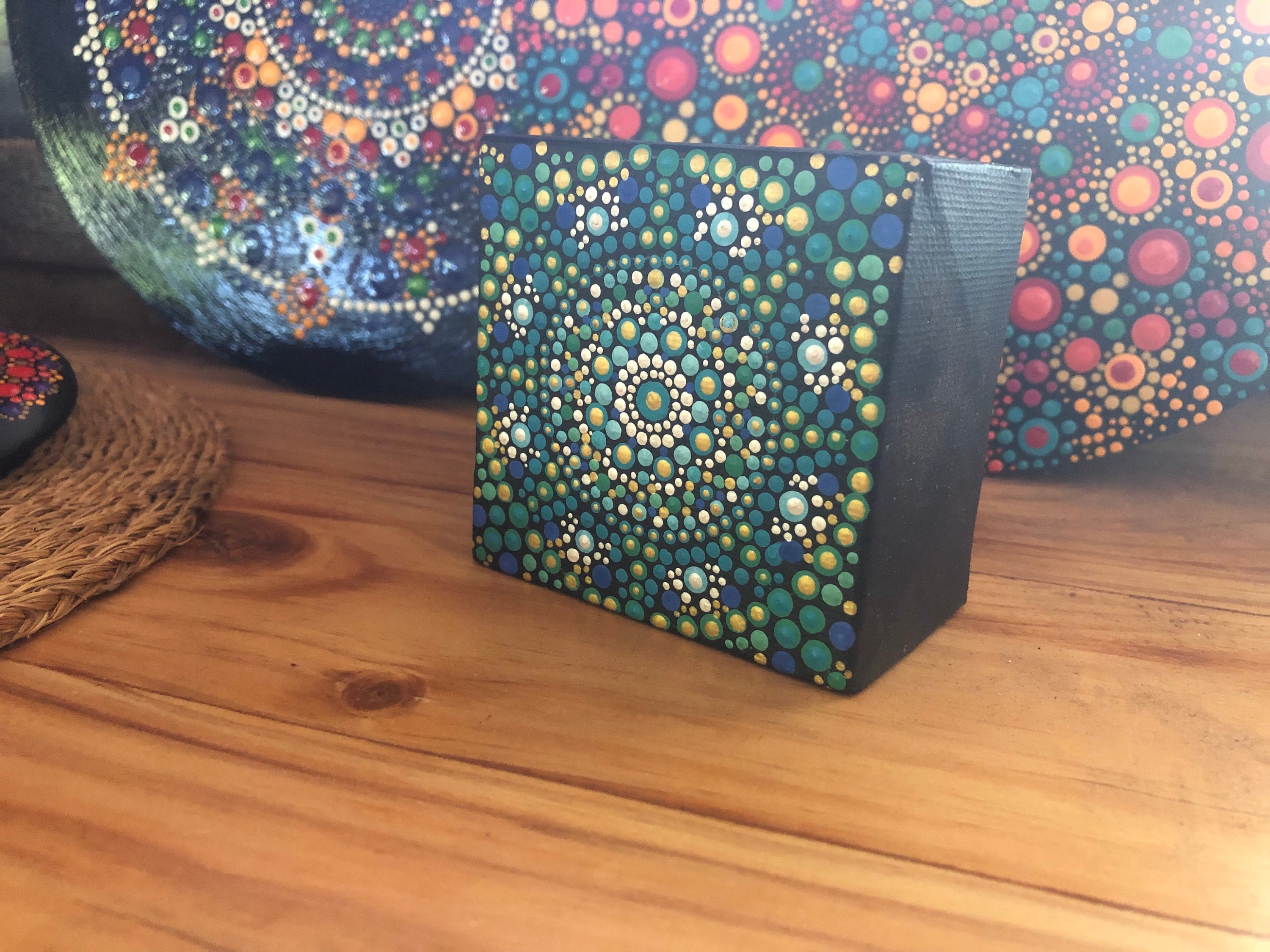 Mandala Cube - Etsy