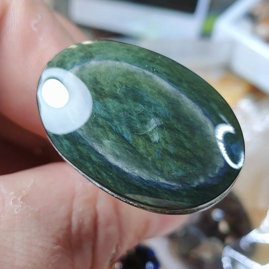 Peacock Obsidian 293 mexico - Etsy