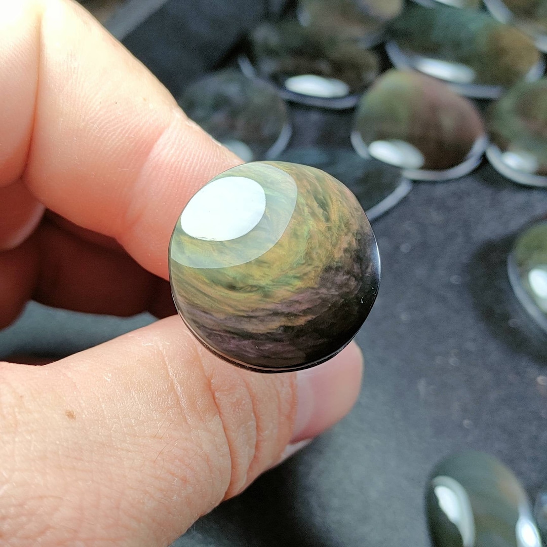 Peacock Obsidian 199 - Etsy