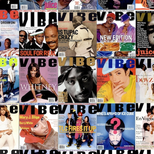 RARE Vibe Magazine Covers 150 Vintage Hip-hop & Rap Digital - Etsy