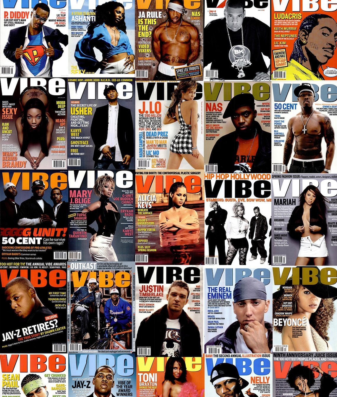 RARE Vibe Magazine Covers - 150 Vintage Hip-hop & Rap Digital Collage ...
