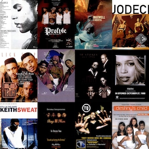 RARE 90s RNB Posters - 65 HQ Digital R&B Posters From the 90s 2000s ...