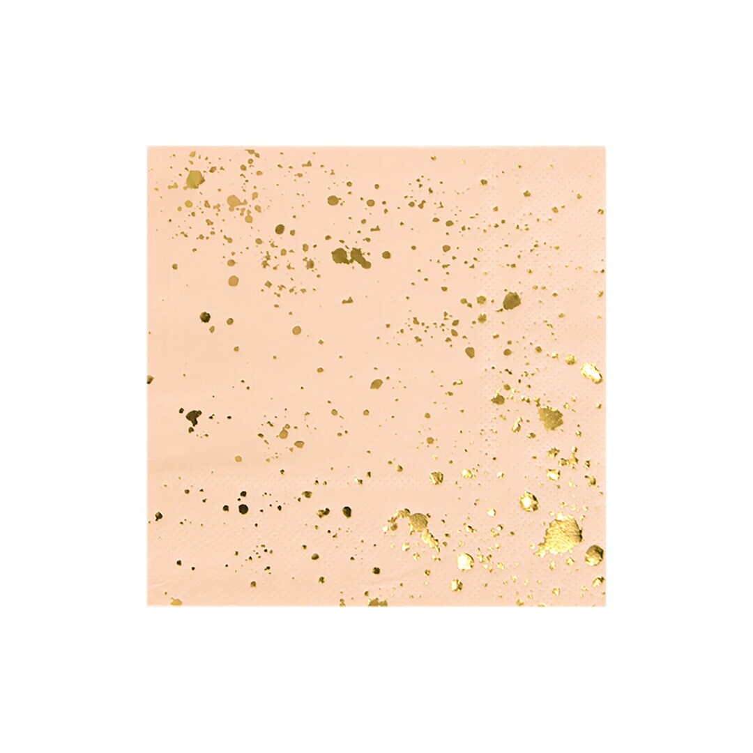 Goddess Pale Peach Splash Cocktail Paper Napkins - Etsy