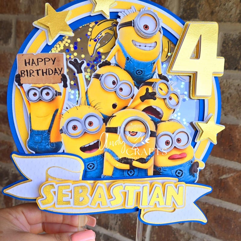 Minion Cake Topper - Etsy