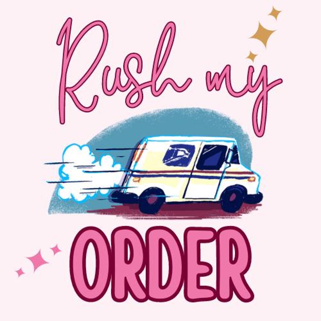 Rush My Order (cake Topper) - Etsy