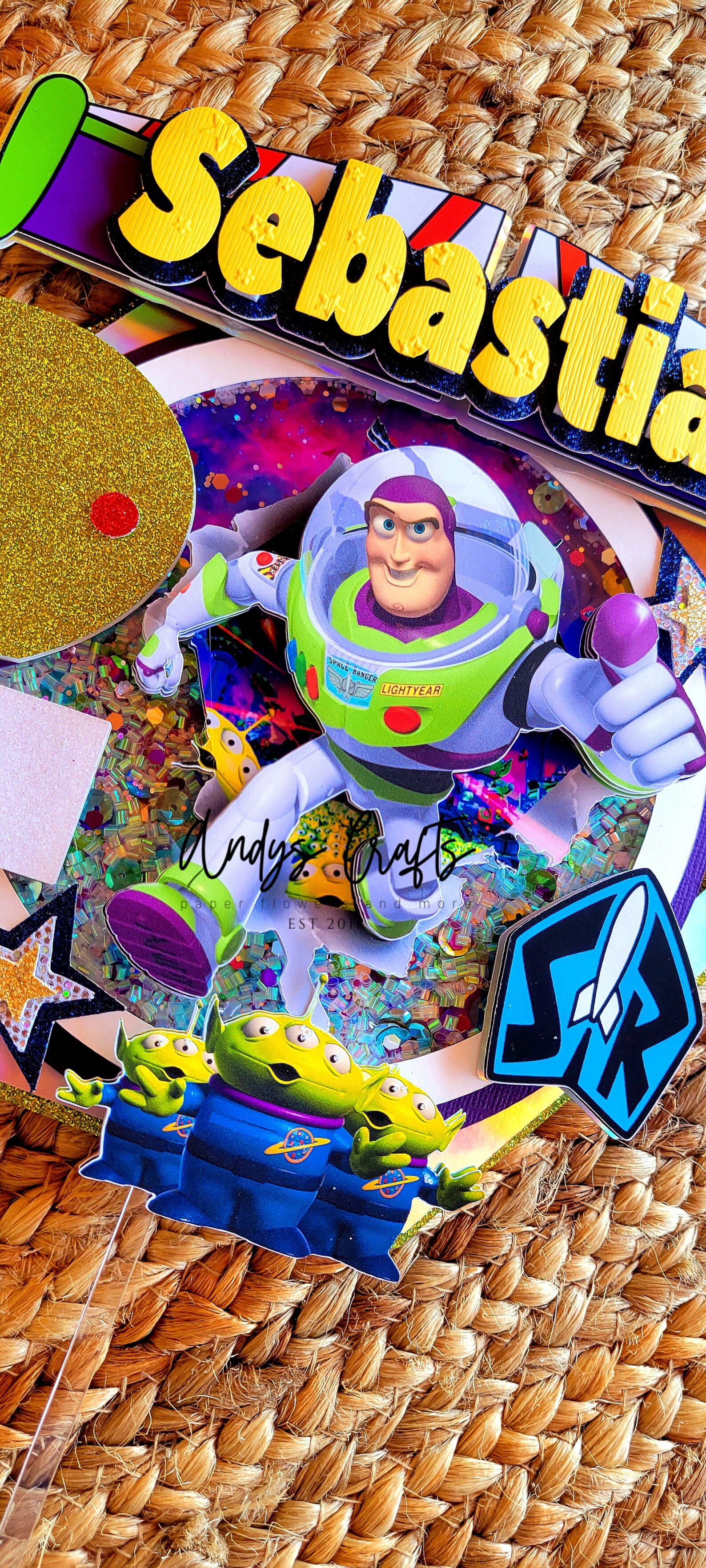 Buzz Lightyear Cake Topper / Buzz Lightyear Shaker Cake Topper / Buzz ...