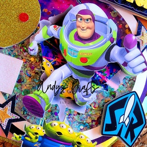 Buzz Lightyear Cake Topper / Buzz Lightyear Shaker Cake Topper / Buzz ...