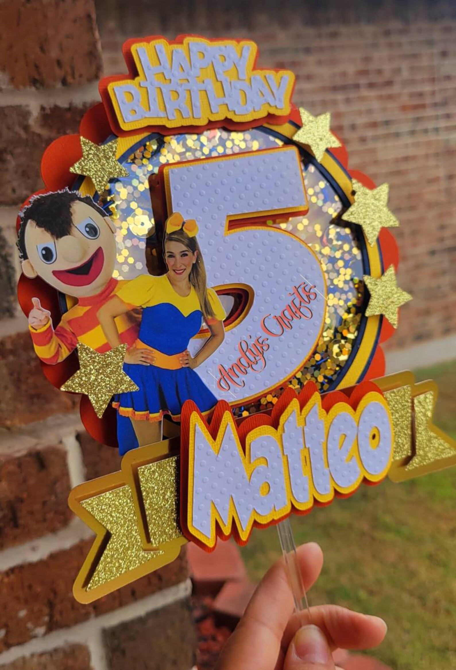 BELY Y BETO Inspired Cake Topper Shaker - Etsy