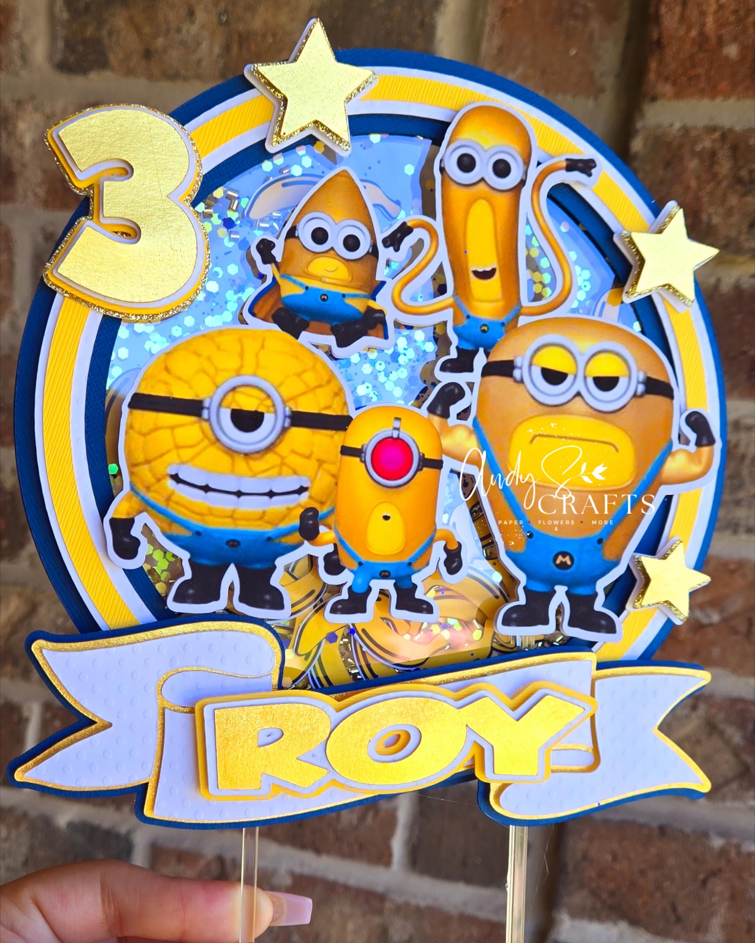 Mega Minions Cake Topper/ Megaminions Shaker Cake Topper / Minions ...