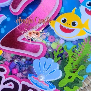 Baby Shark Shaker Cake Topper - Etsy