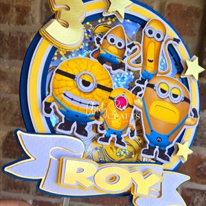 Mega Minions Cake Topper/ Megaminions Shaker Cake Topper / Minions ...