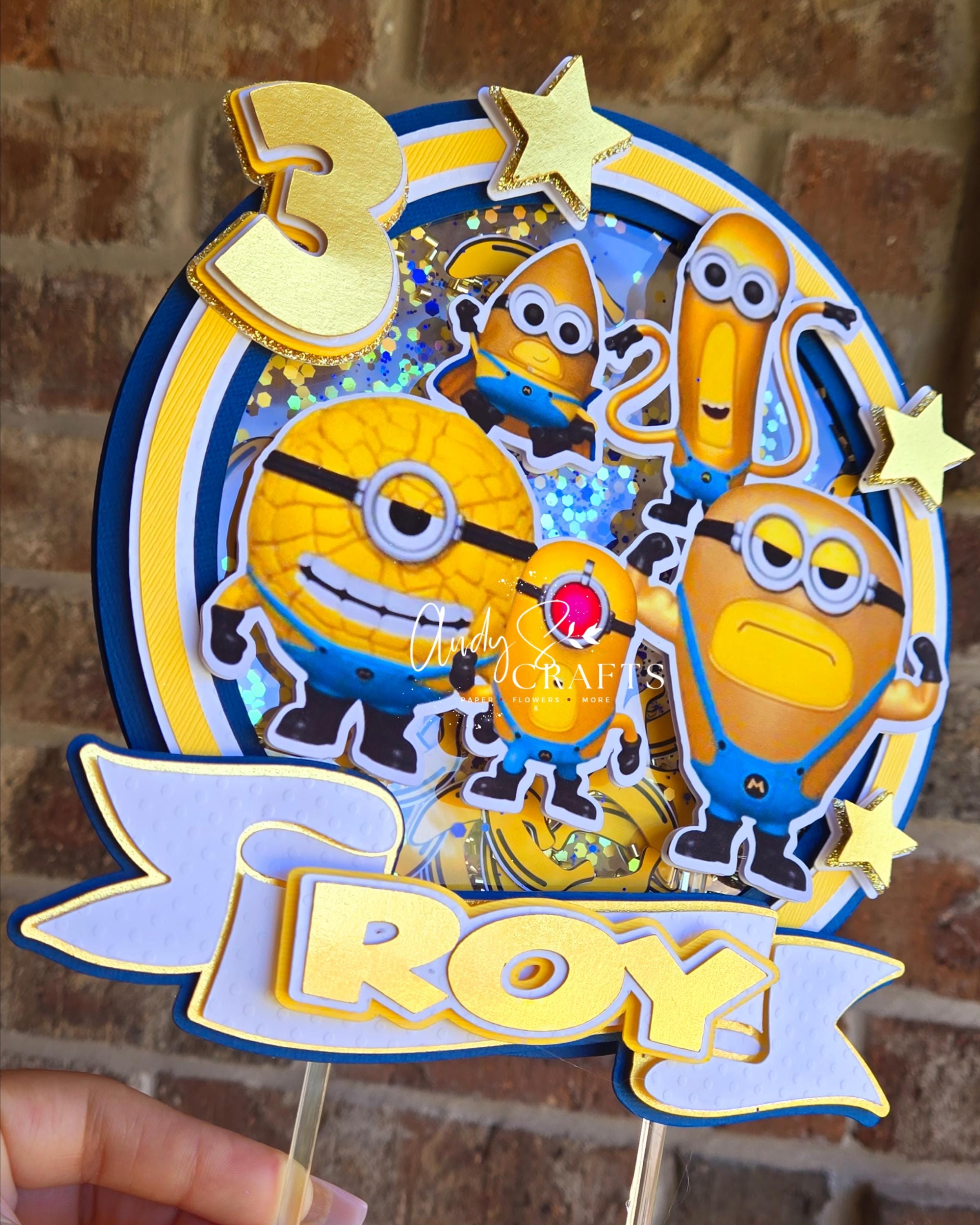 Mega Minions Cake Topper/ Megaminions Shaker Cake Topper / Minions ...