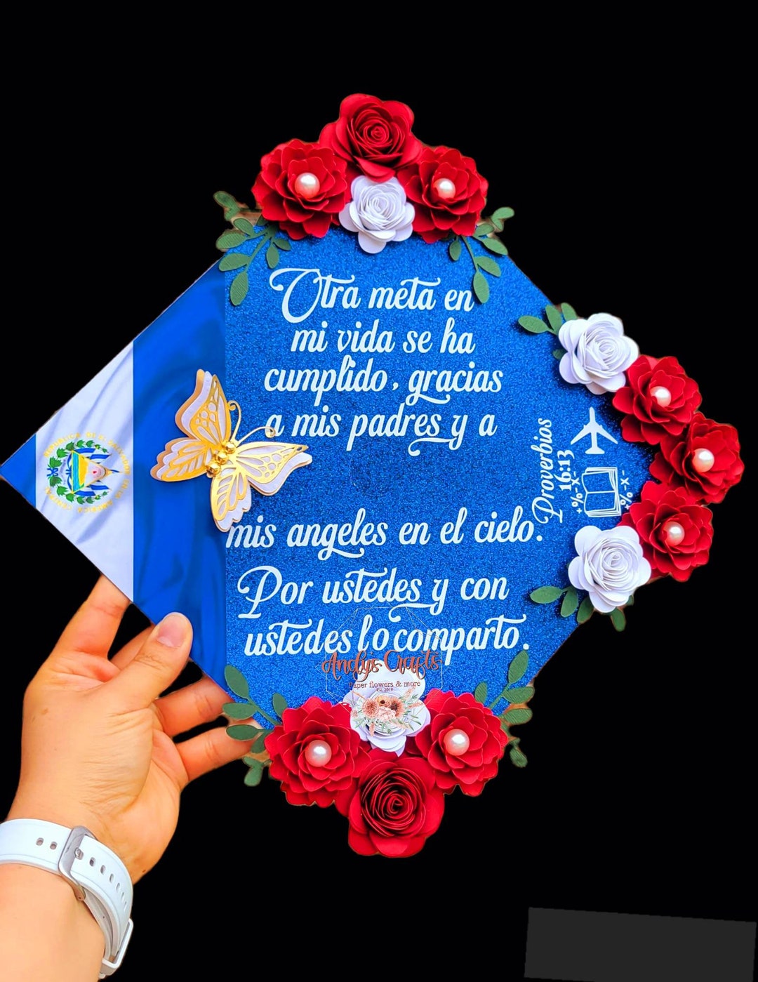 Graduation Cap Topper With Any Flag - Etsy