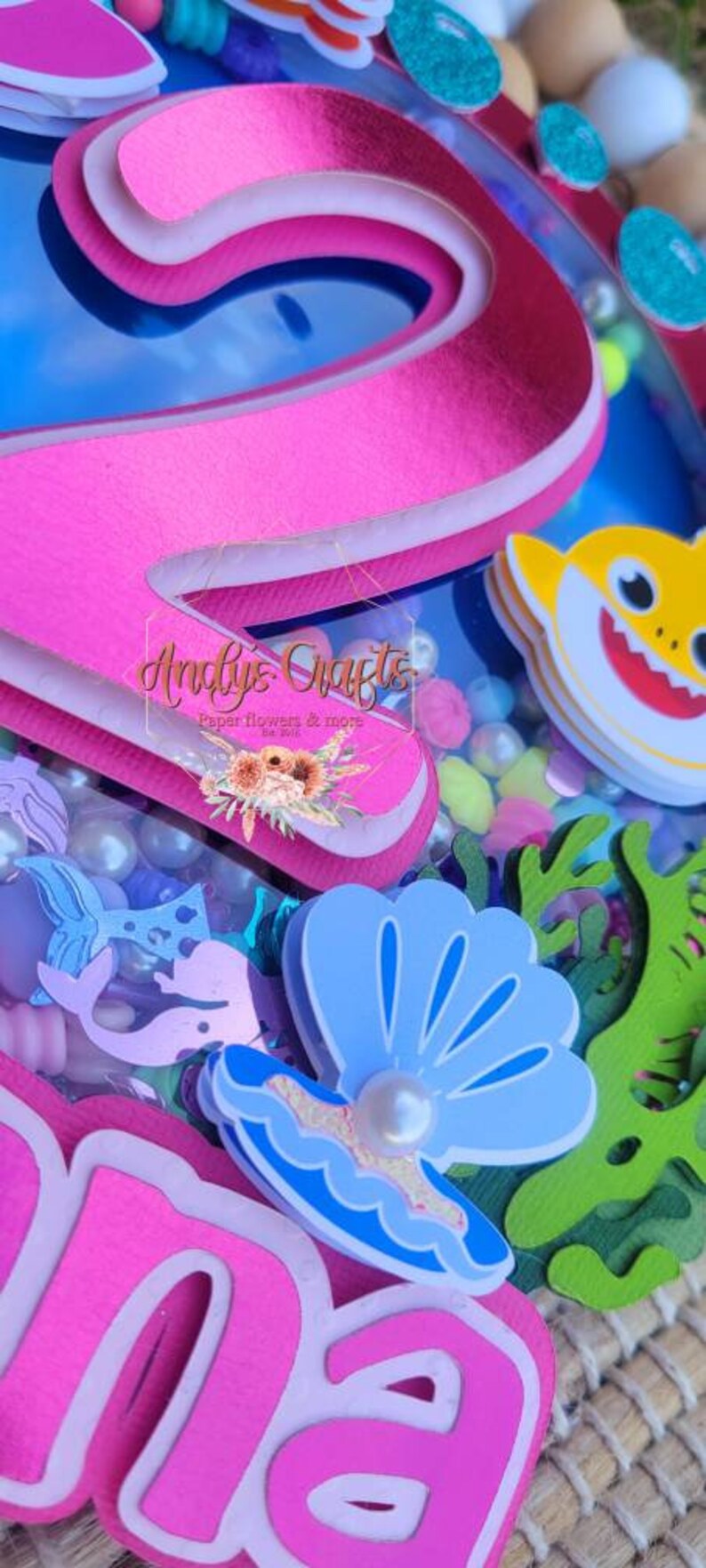 Baby Shark Shaker Cake Topper - Etsy