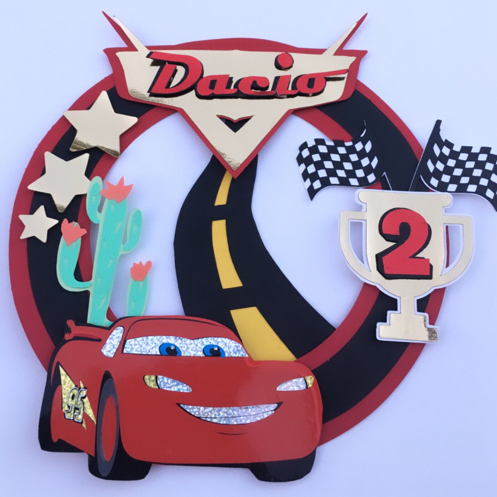 Cars Cake Topper - Etsy