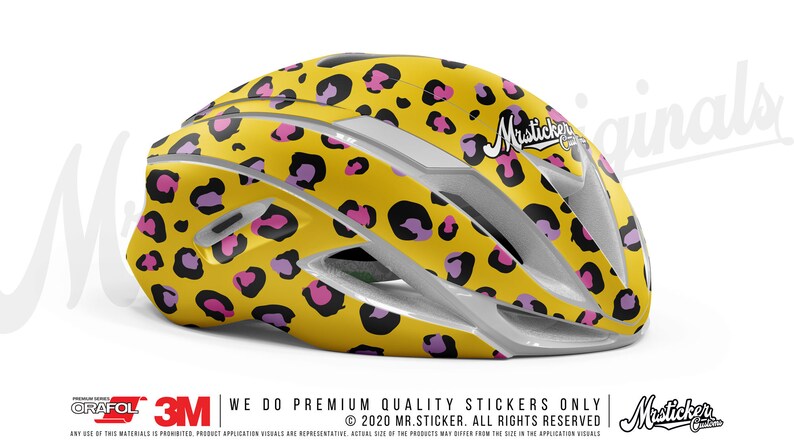 WWCMO603XS Bicycle Size Leopard Design Sticker Set 75 Pieces - Etsy