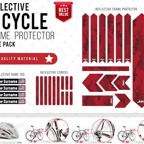 Bicycle Frame Stickers - Etsy