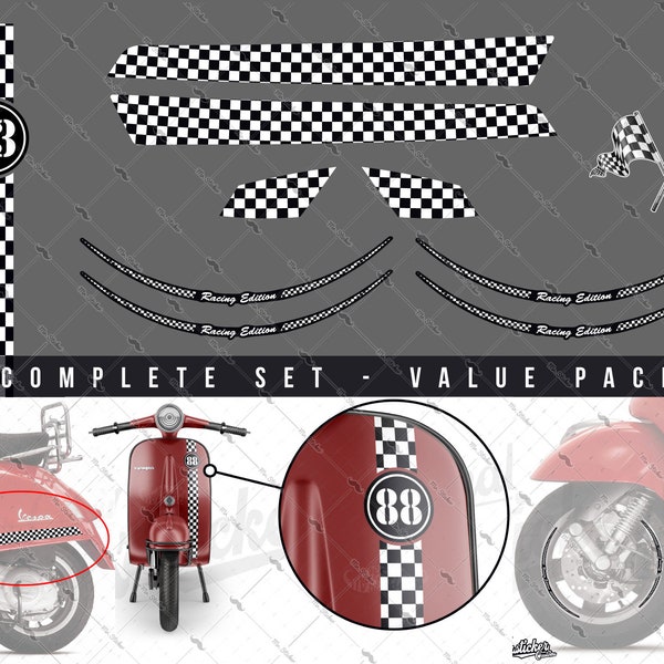 Vespa Panel Sticker - Etsy