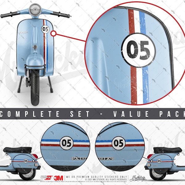 Vintage Vespa Decal - Etsy