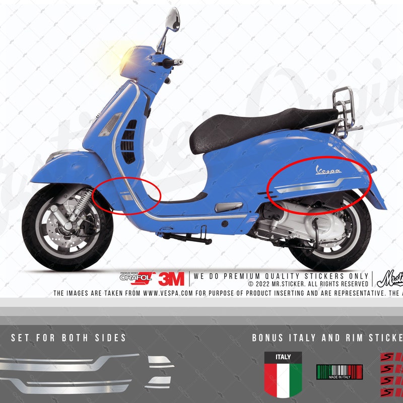 Vespa Gts 300 Decals - Etsy