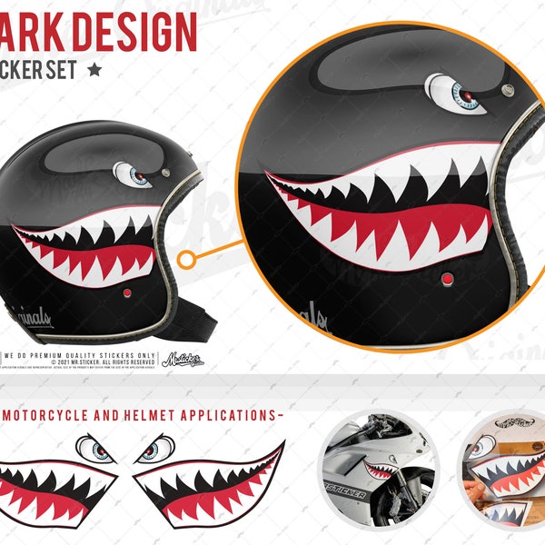 Shark Decal - Etsy