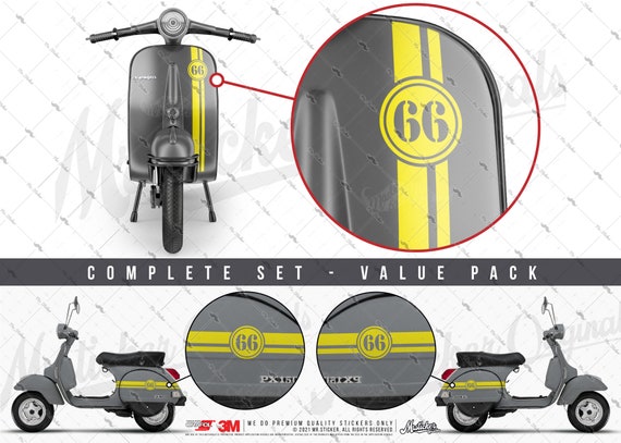 WWSTS34VP Customizable Number Decal/ Sticker for Vespa and - Etsy