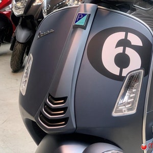 WWSTS44 Reflective Vespa Hpe GTV Sei Giorni HPE GTS250/300 HPE Sticker ...