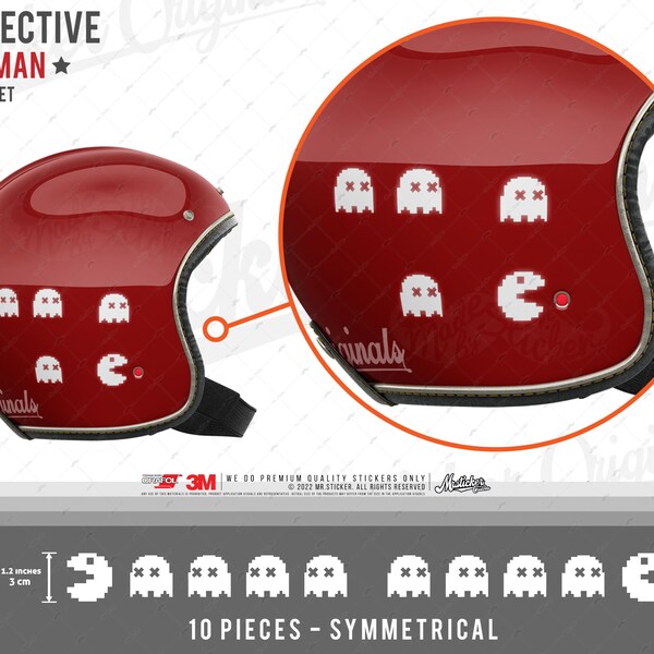 Pac Man Stickers - Etsy