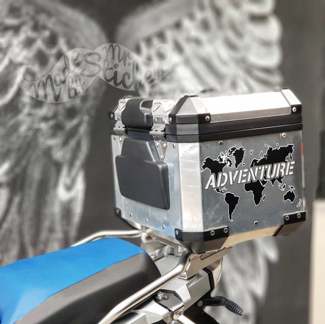 WWCSE16 Reflective World Map Sticker / Decal Reflective White Mr ...