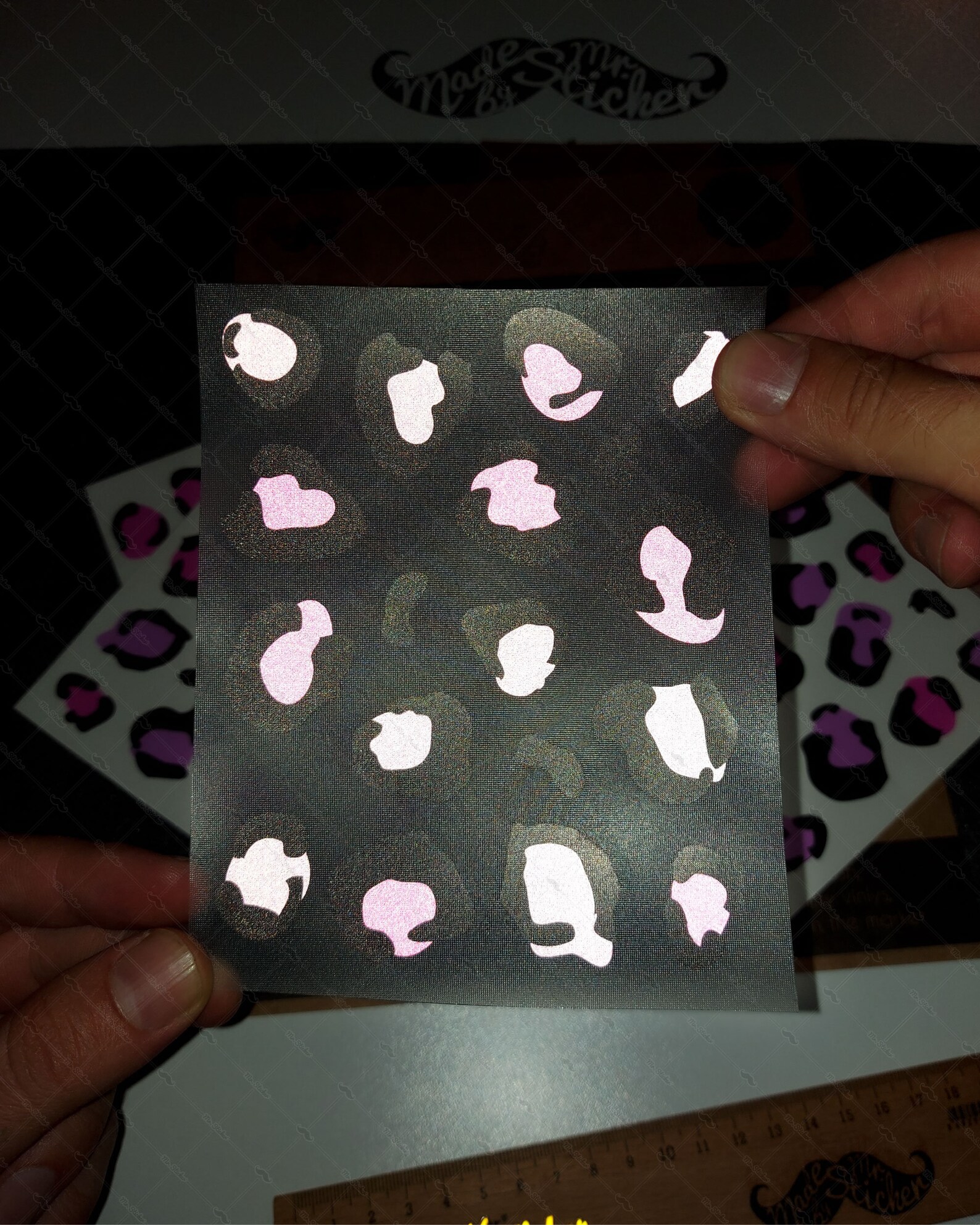 WWCMO603XS Bicycle Size Leopard Design Sticker Set 75 Pieces - Etsy