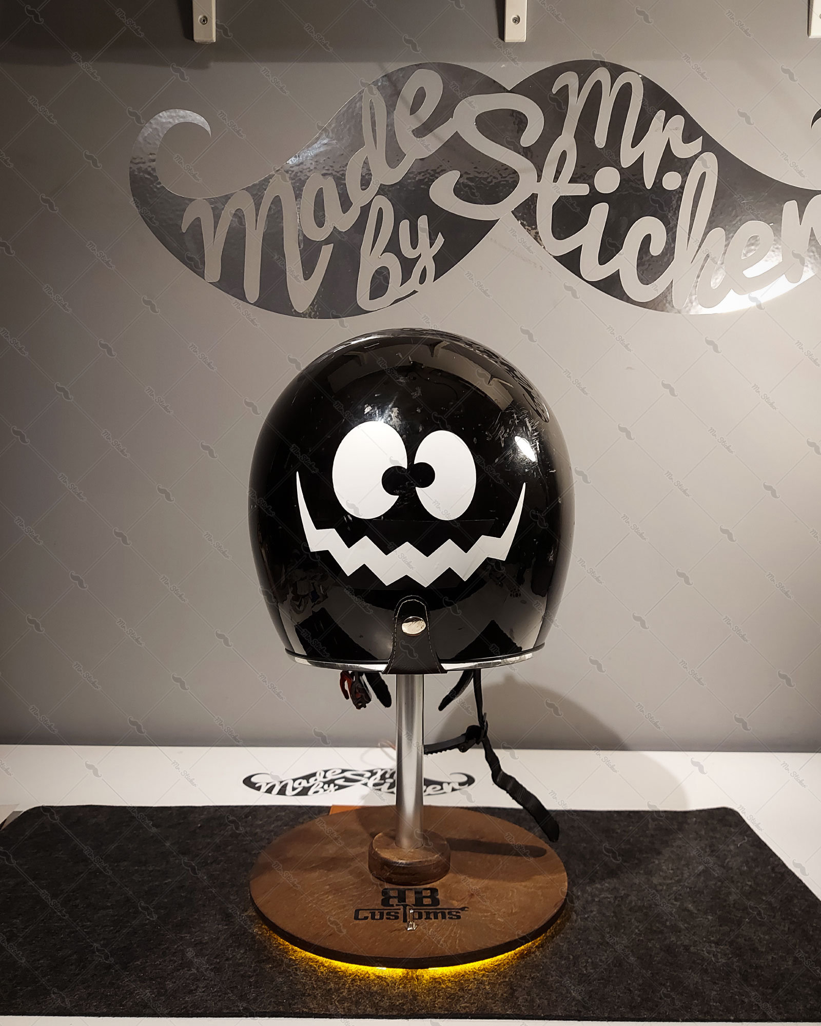 WWCW14 Reflective Funny Face Sticker/ Decal Reflective White - Etsy