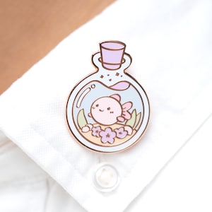 Fish Pin - Ocean Bottle Collection - Cute Lapel Hard Enamel Pin - Art ...