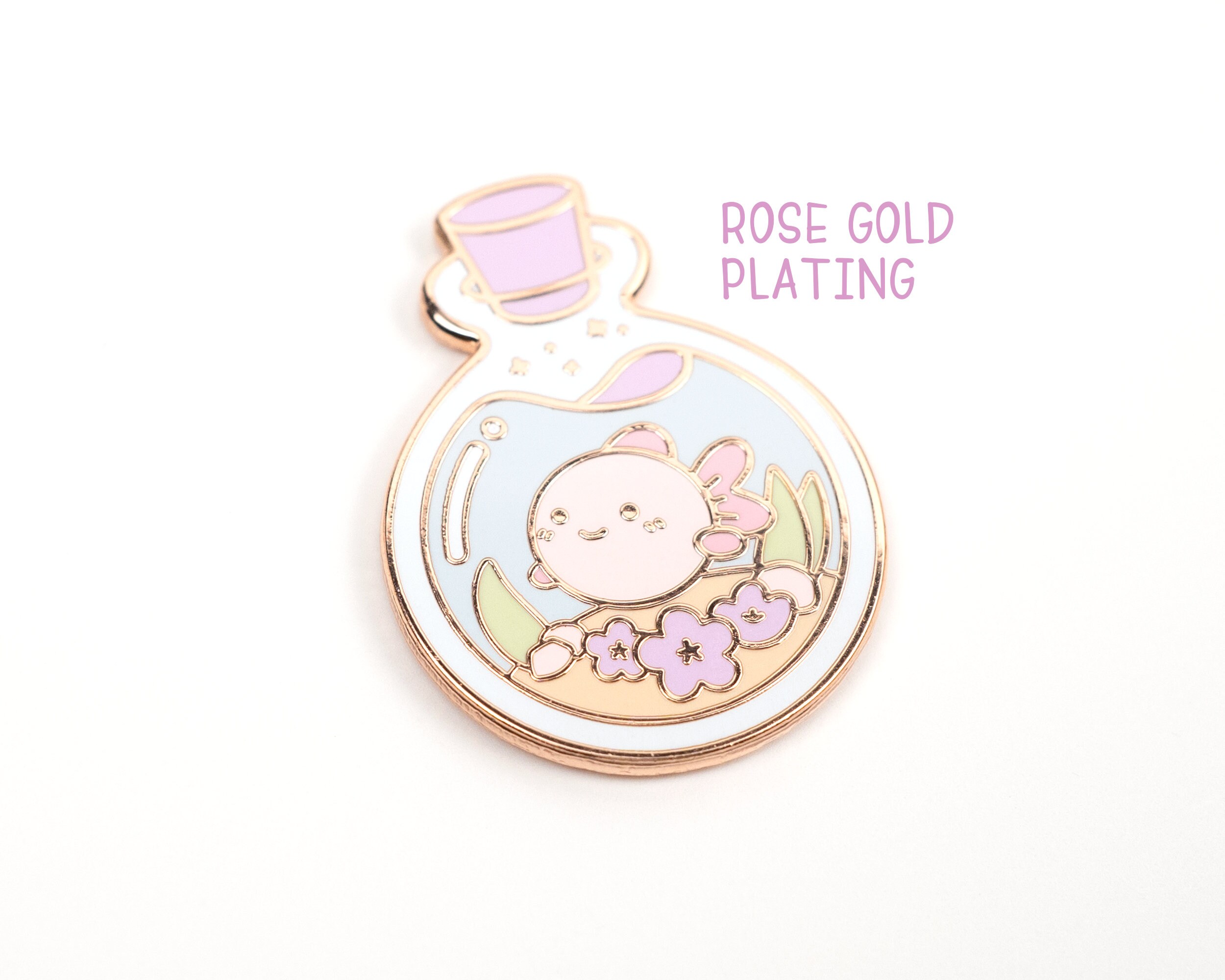 Fish Pin - Ocean Bottle Collection - Cute Lapel Hard Enamel Pin - Art ...