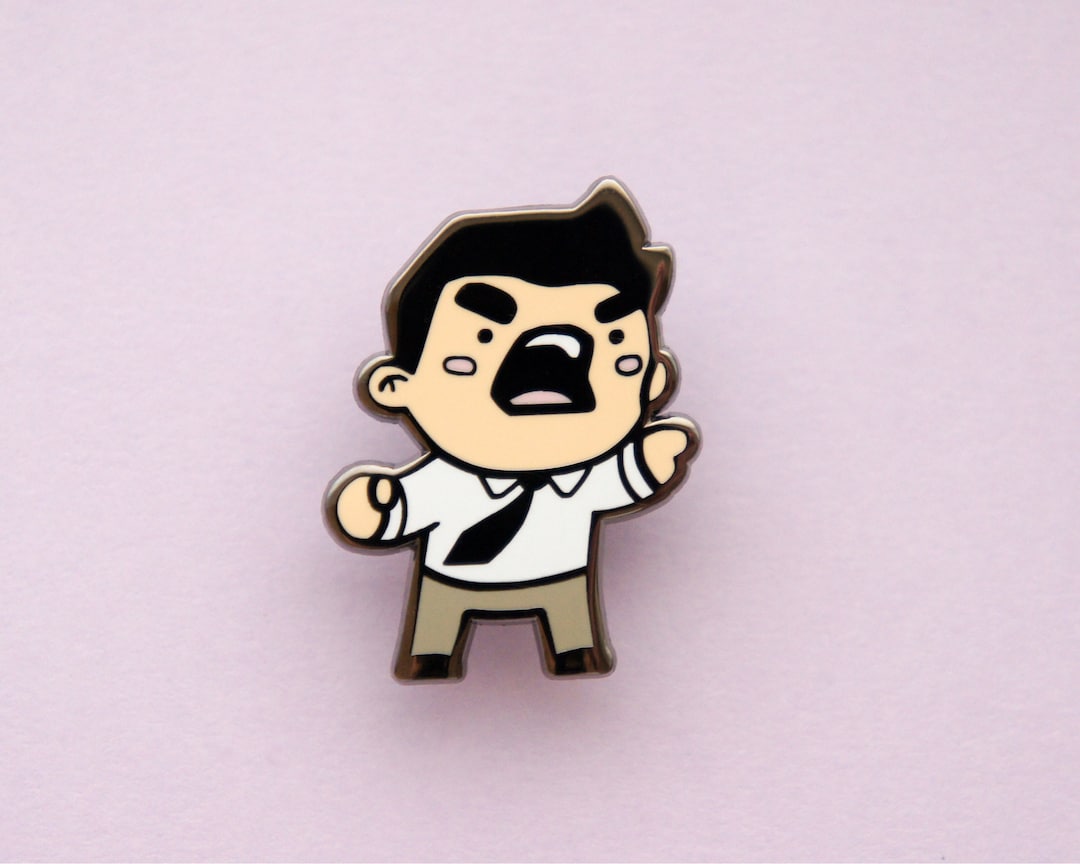Sassy Guy Enamel Pin – Cute Angry Guy Pin | Gift for Friends, Attitude ...