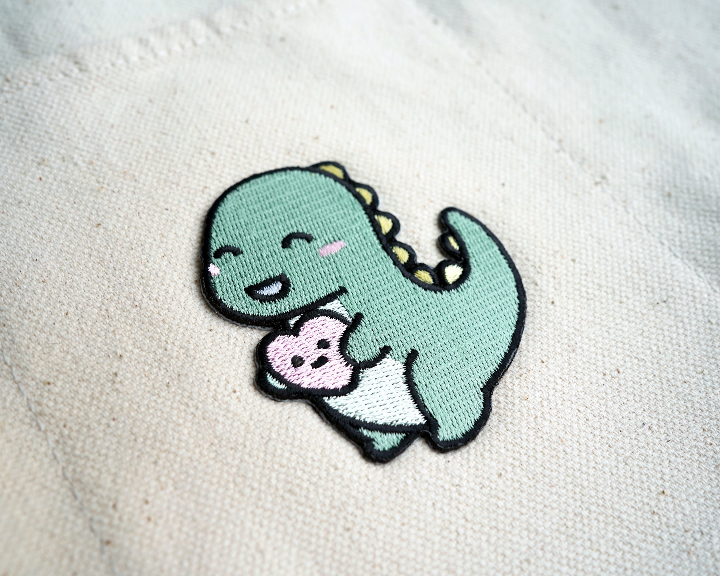 T-rex Dinosaur Embroidery Iron-on Patch - Etsy