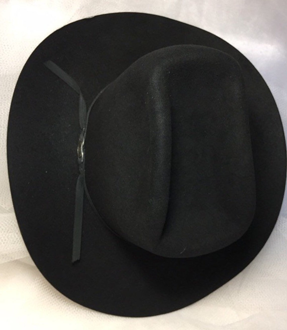 Beaver Brand Hats Vintage Black Cowboy Hat Genuine Fur Felt | Etsy