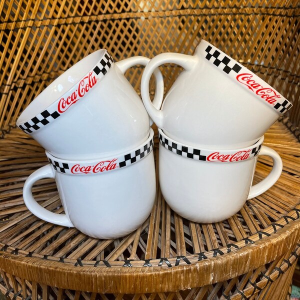 Ceramic Coca Cola Mugs Etsy