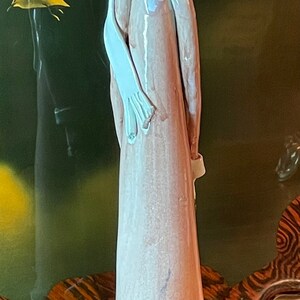 Faceless Figurine Woman Lady Glazed Ceramic Statue, Vintage Studio Art ...