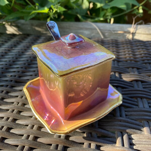 Lusterware Jar - Etsy